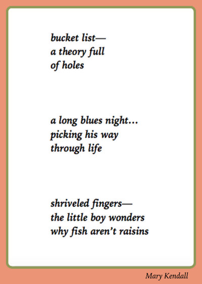 Senryu…three for today | A Poet in Time