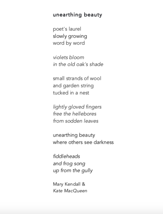 unearthing beauty (rengay) | A Poet in Time